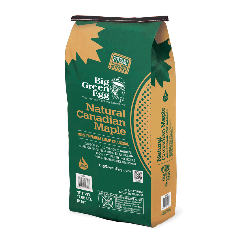 BGE 100% Natural Canadian Maple Lump Charcoal, 17.65lb | Big Green Egg